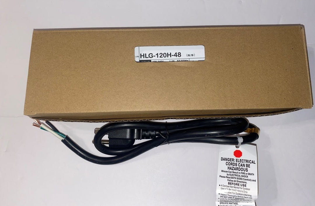 Meanwell HLG-120H-48A with Power Cord, and Wago style connectors – FTL Express