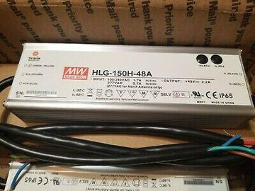 Meanwell HLG-150H-48A with Power Cord, and Wago style connectors – FTL ...
